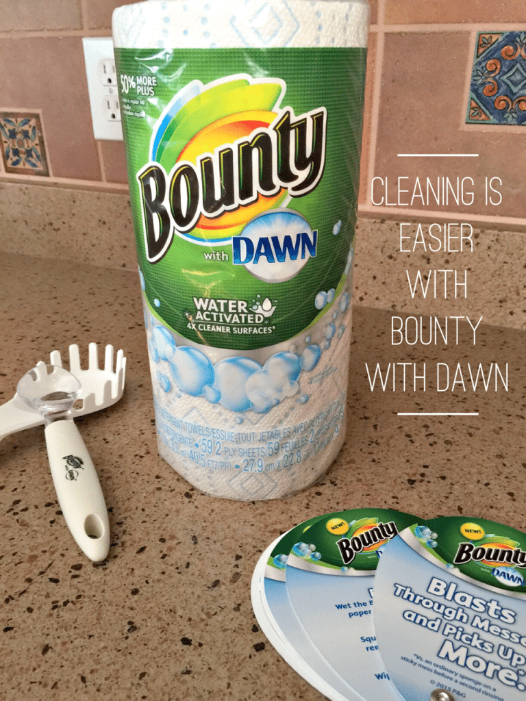 Cleaning Is Easier With Bounty With Dawn - Saving You Dinero