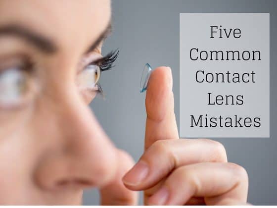 5 Common Contact Lens Mistakes