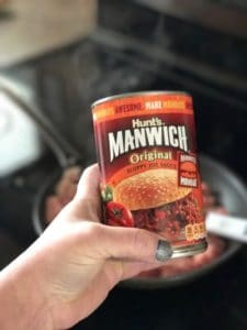 Dinner Tonight -Extra Cheesy Manwich (20 Minute Meal) - Saving You Dinero