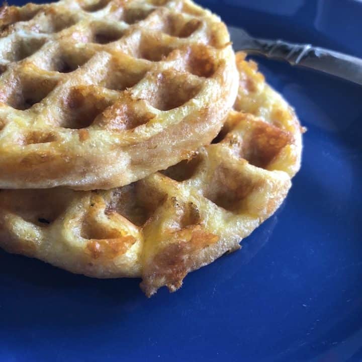 Keto Bacon, Egg, & Cheese Chaffles Recipe - Saving You Dinero