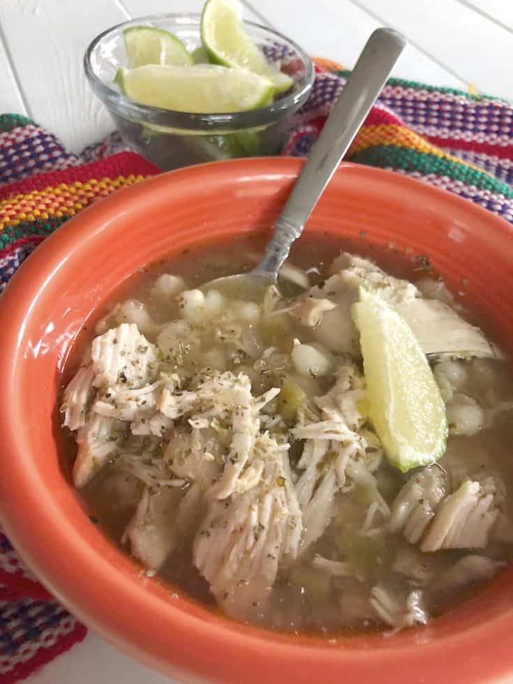 Chicken Pozole Recipe In The Slow Cooker - Saving You Dinero