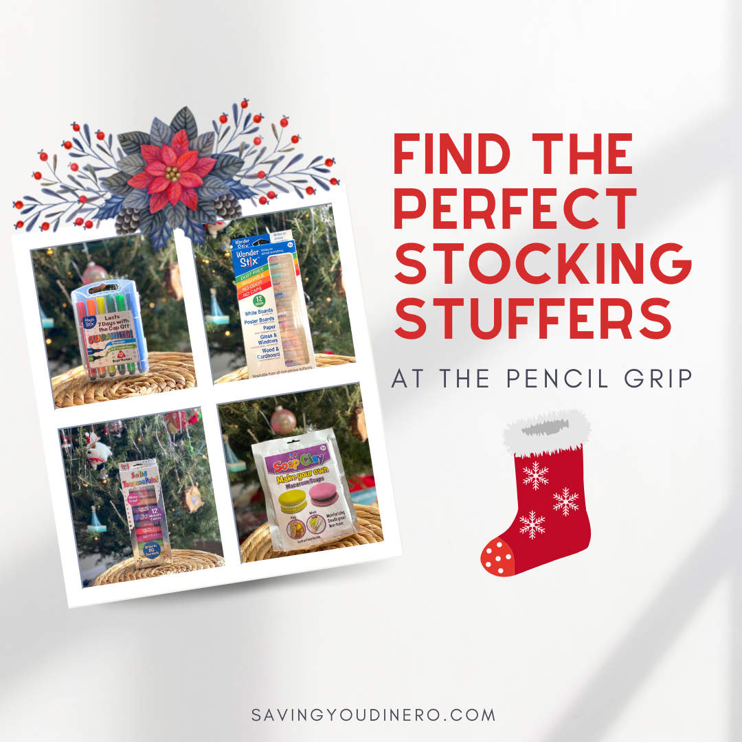 Find The Perfect Stocking Stuffers At The Pencil Grip - Saving You Dinero