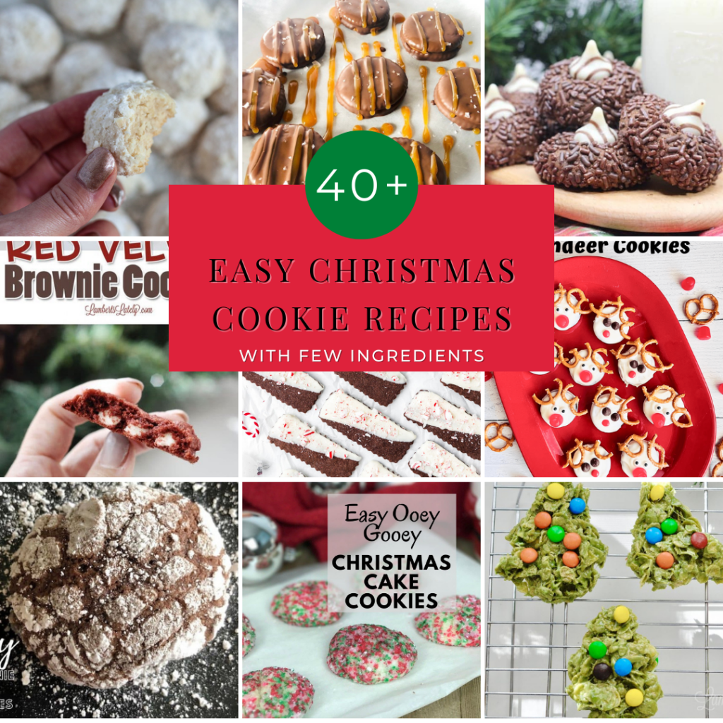 40+ Easy Christmas Cookie Recipes With Few Ingredients - Saving You Dinero
