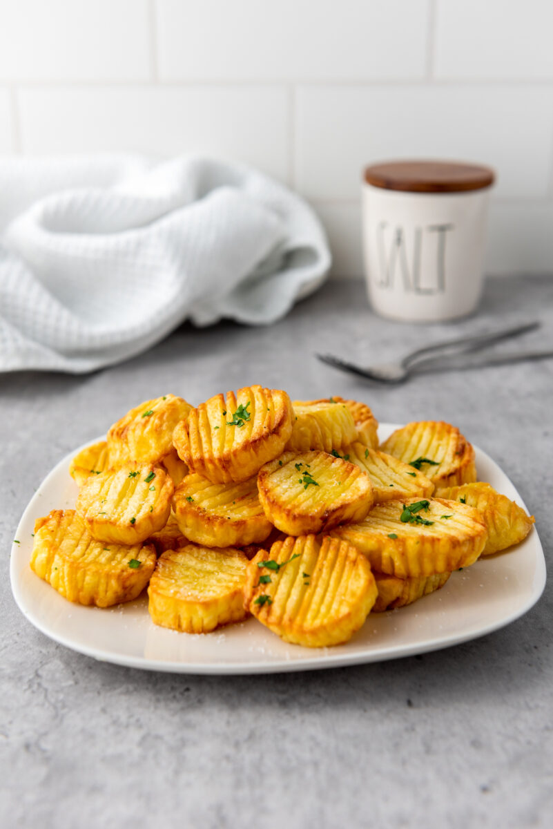 Crispy Accordion Potatoes - Easy Recipe - Saving You Dinero