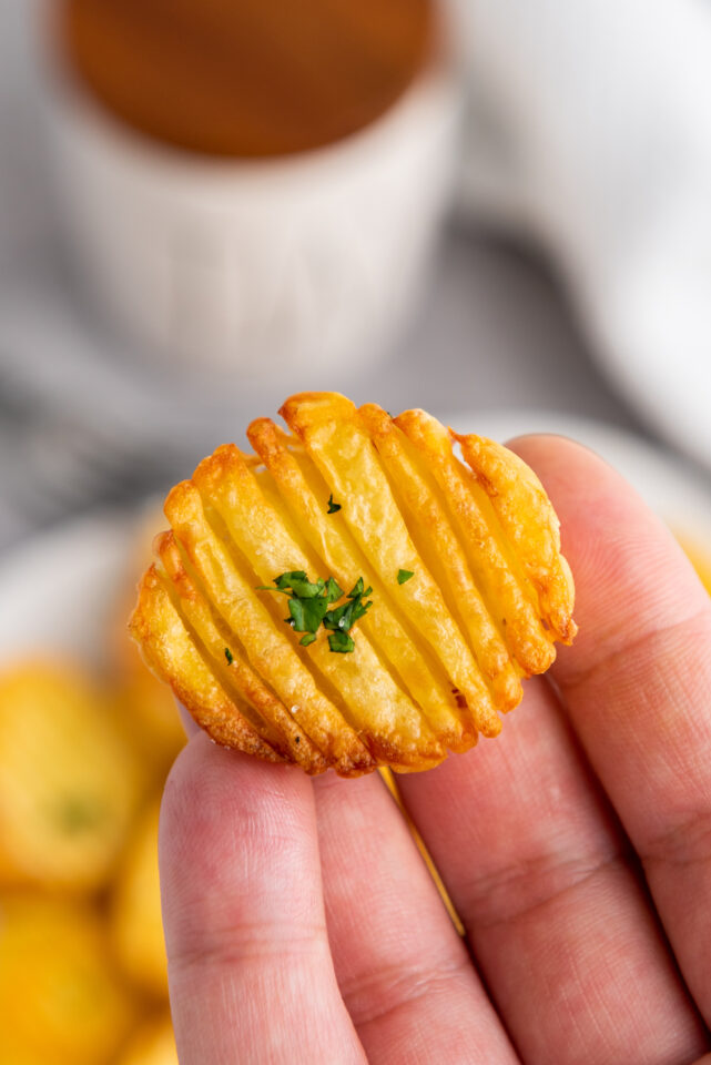 Crispy Accordion Potatoes - Easy Recipe - Saving You Dinero